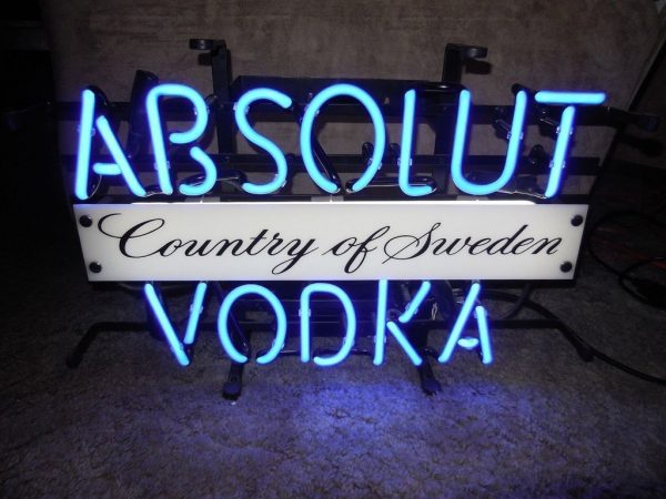 Absolut Vodka Beer Neon Sign – DIY Neon Signs – Custom Neon Signs