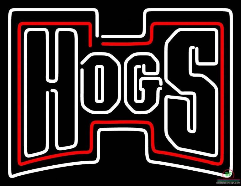 Arkansas Razorbacks Neon Sign NCAA Teams Neon Light – DIY Neon Signs ...