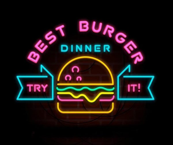 Best Burger Neon Sign – DIY Neon Signs – Custom Neon Signs USA