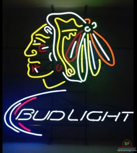 Bud Light Chicago Blackhawks Neon Sign NHL Teams Neon Light – DIY Neon ...
