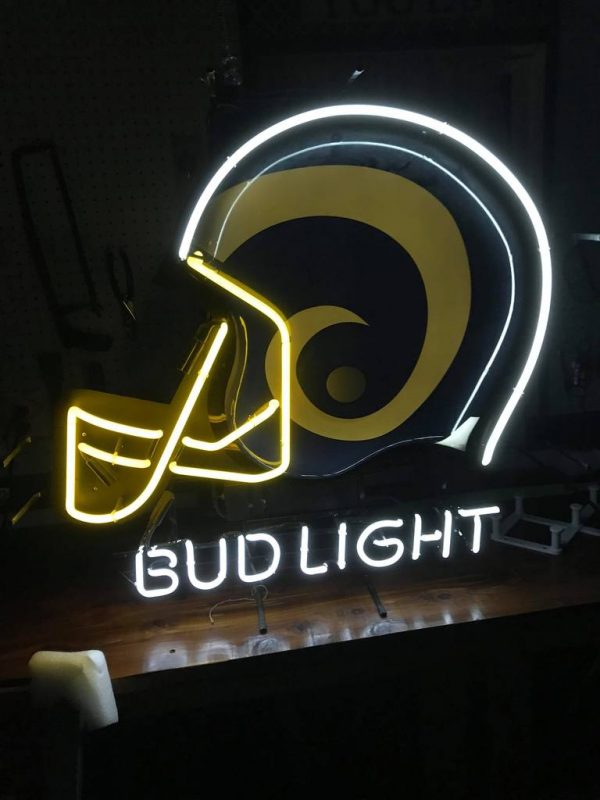 Bud Light Los Angeles Rams Sports Neon Sign Tube Neon Light – DIY Neon ...