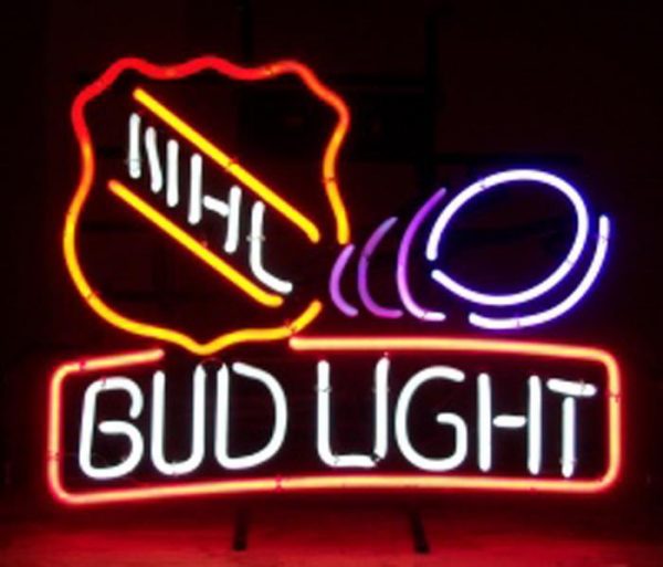 Bud Light NHL Neon Sign Tube Neon Light – DIY Neon Signs – Custom Neon ...