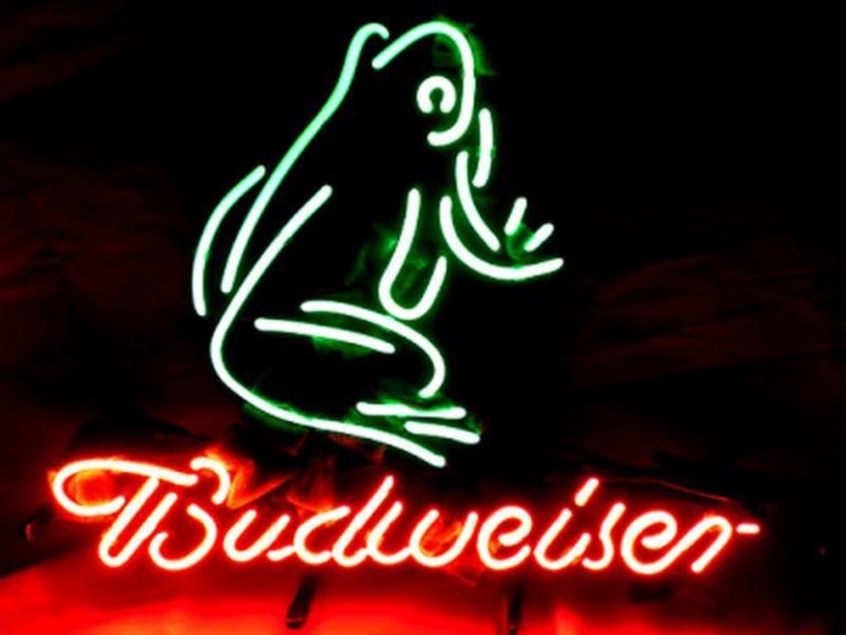 Budweiser Frog Beer Neon Sign – DIY Neon Signs – Neon Signs US Neon Lights