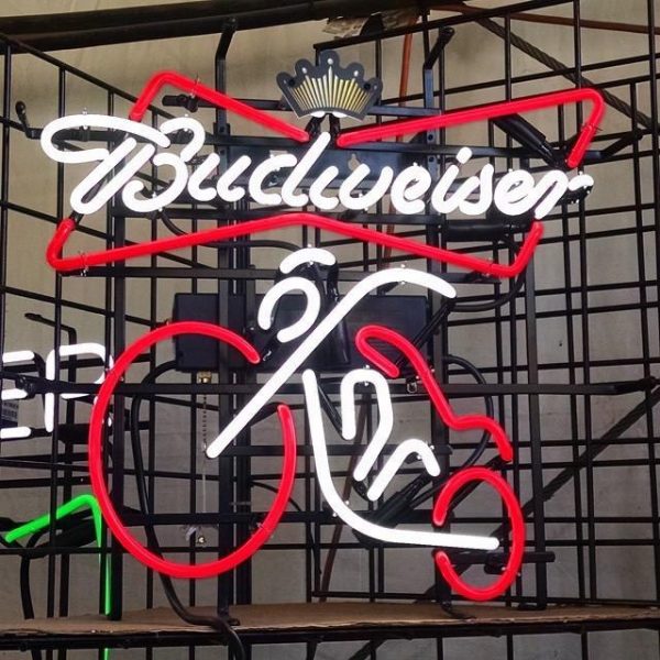 Budweiser Motocycle Neon Sign Real Neon Light – DIY Neon Signs – Custom ...