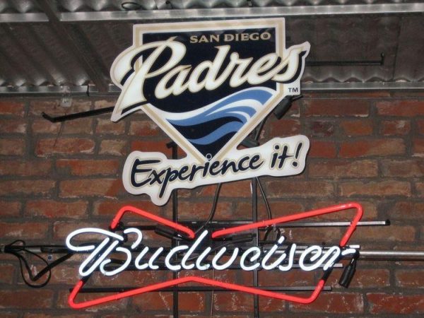Budweiser San Diego Padres Neon Sign Teams Neon Light – DIY Neon Signs ...