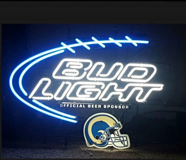 Budweiser St Louis Rams NFL Sports Neon Sign Real Neon Light – DIY Neon ... Budweiser St Louis Rams NFL Sports Neon Sign Real Neon Light – DIY Neon ...