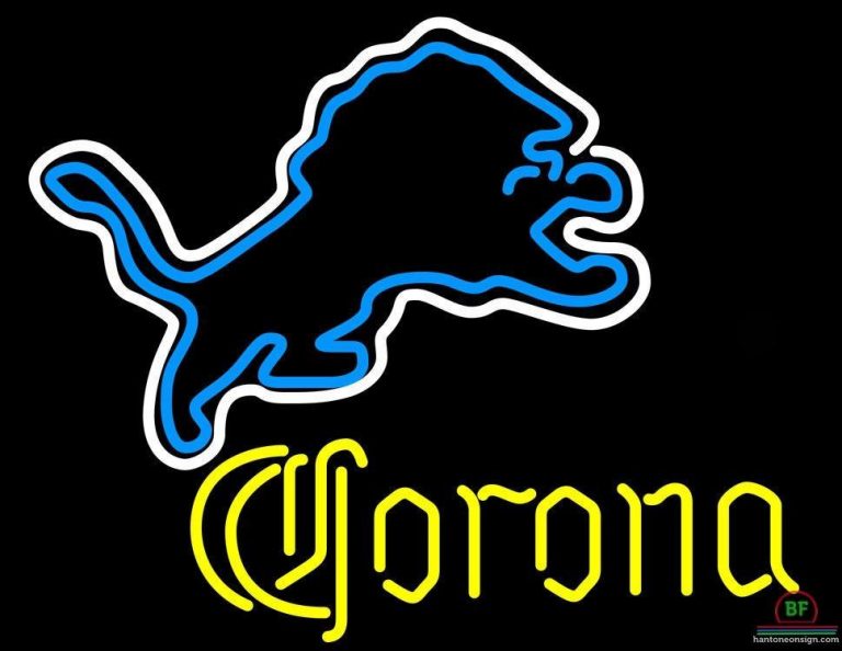 Corona Detroit Lions Neon Sign Teams Neon Light – DIY Neon Signs ...
