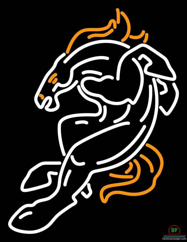 Denver Broncos Neon Sign Teams Neon Light – DIY Neon Signs – Custom ...