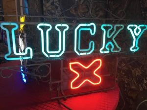 Lucky Neon Sign Real Neon Light – DIY Neon Signs – Custom Neon Signs
