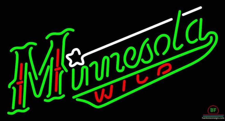 Minnesota Wild Neon Sign Teams Neon Light – DIY Neon Signs – Custom ...