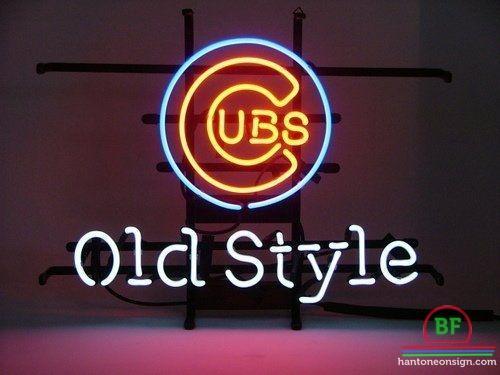 Old Style Beer Chicago Cubs Neon Sign Teams Neon Light – DIY Neon Signs ...