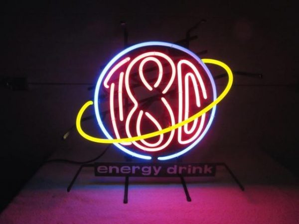 Red Bull 180 Energy Drink Neon Sign Real Neon Light – DIY Neon Signs ...