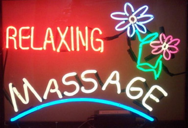 Relaxing Massage Spa Neon Sign – DIY Neon Signs – Custom Neon Signs