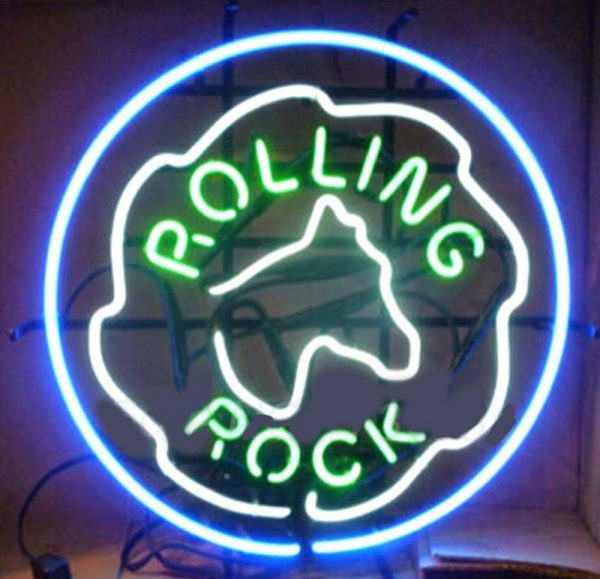 Rolling Rock Neon Beer Sign – DIY Neon Signs – Custom Neon Signs