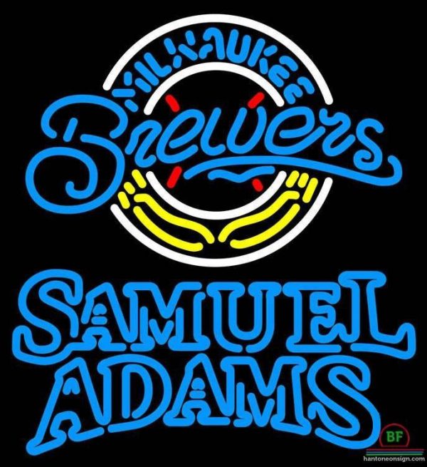 Samuel Adams Milwaukee Brewers Neon Sign Teams Neon Light – DIY Neon ...