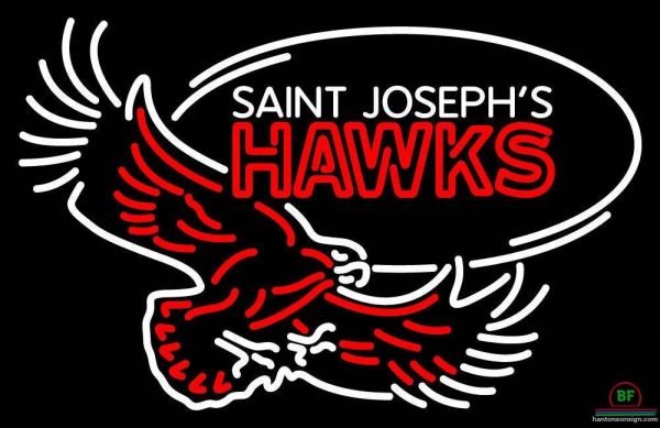 St Josephs Hawks Neon Sign NCAA Teams Neon Light – DIY Neon Signs ...