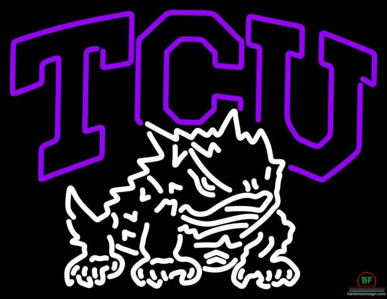 TCU Horned Frogs Neon Sign NCAA Teams Neon Light – DIY Neon Signs ...