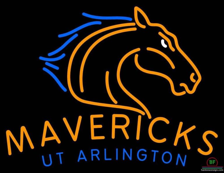 Texas Arlington Mavericks Neon Sign NCAA Teams Neon Light – DIY Neon ...