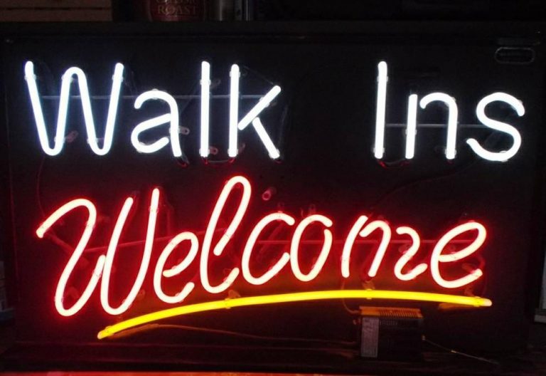 Walk Ins Welcome Neon Sign Tube Neon Light – DIY Neon Signs – Custom ...