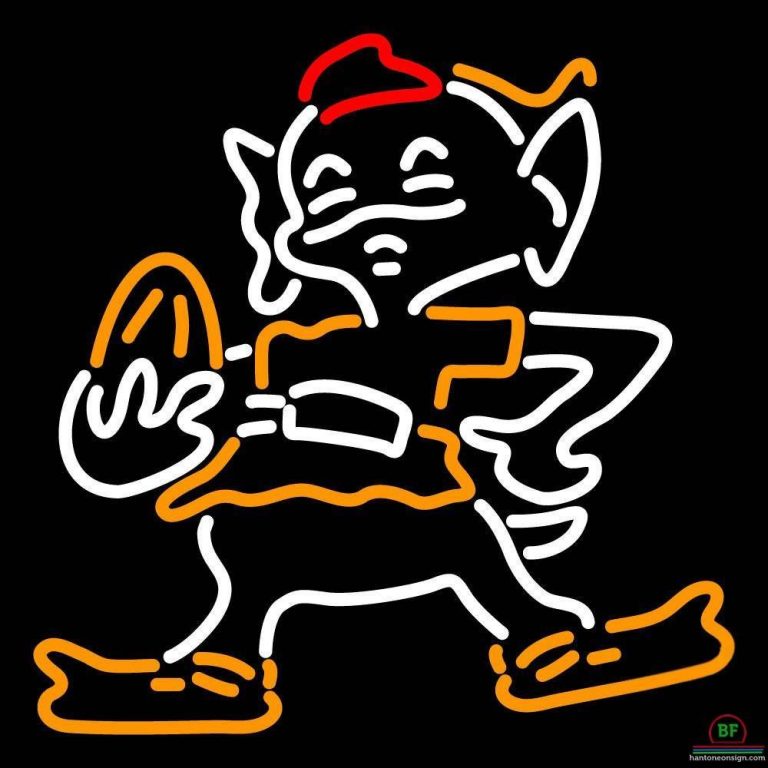 Cleveland Browns Neon Sign NFL Teams Neon Light – DIY Neon Signs ...