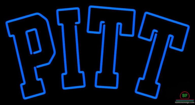 Pittsburgh Panthers Neon Sign NCAA Teams Neon Light – DIY Neon Signs ...
