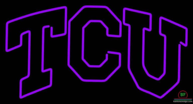 TCU Horned Frogs Neon Sign NCAA Teams Neon Light – DIY Neon Signs ...