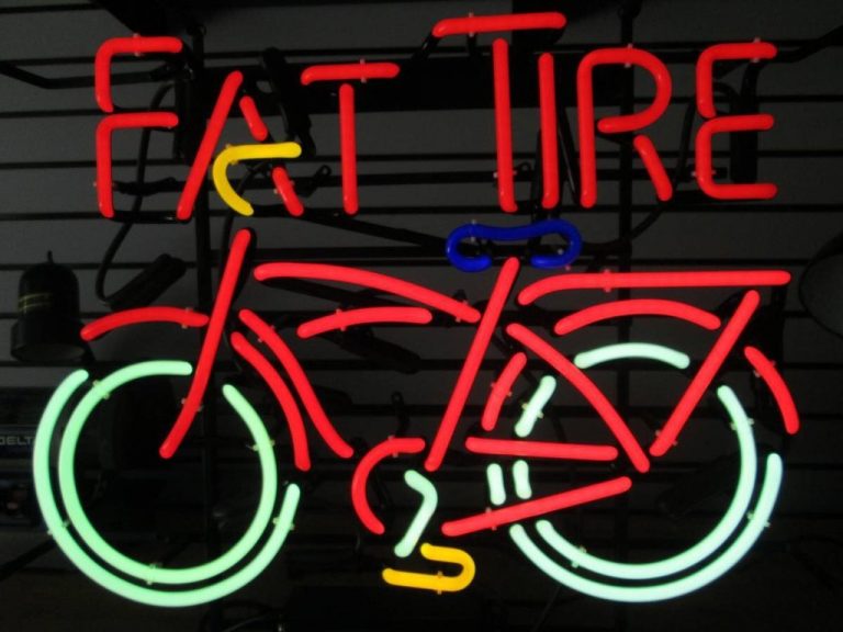 Fat Tire Neon Sign Tube Neon Light – DIY Neon Signs – Custom Neon Signs