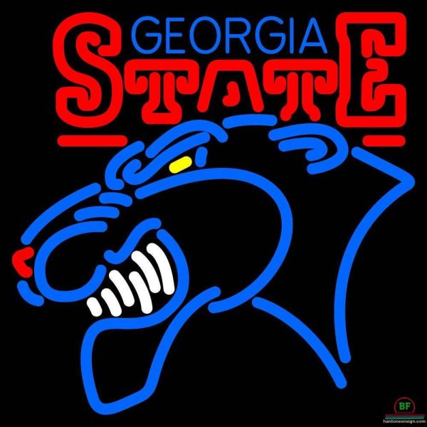 Georgia State Panthers Neon Sign NCAA Teams Neon Light – DIY Neon Signs ...