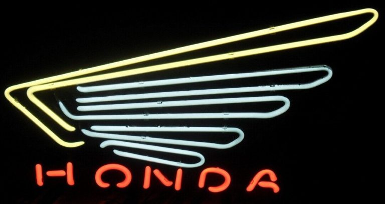 Honda Car Logo Neon Sign Real Neon Light – DIY Neon Signs – Custom Neon ...