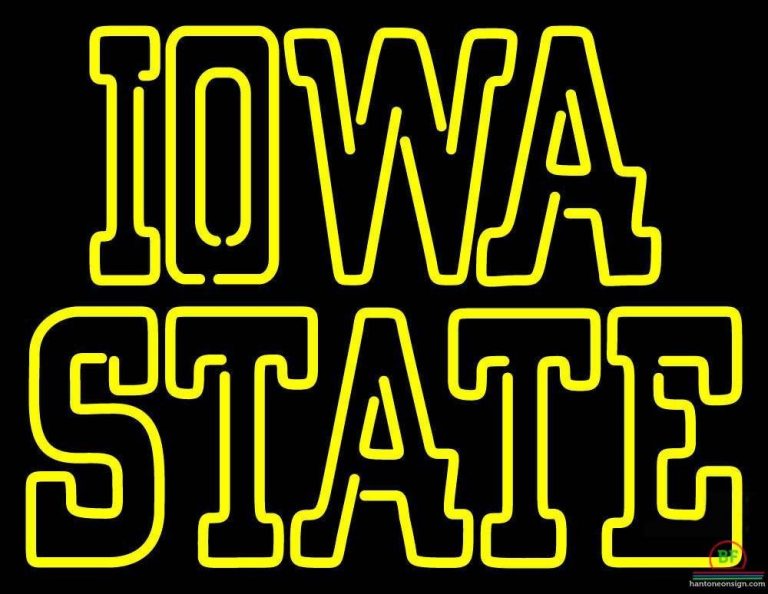 Iowa State Cyclones Neon Sign NCAA Teams Neon Light – DIY Neon Signs ...