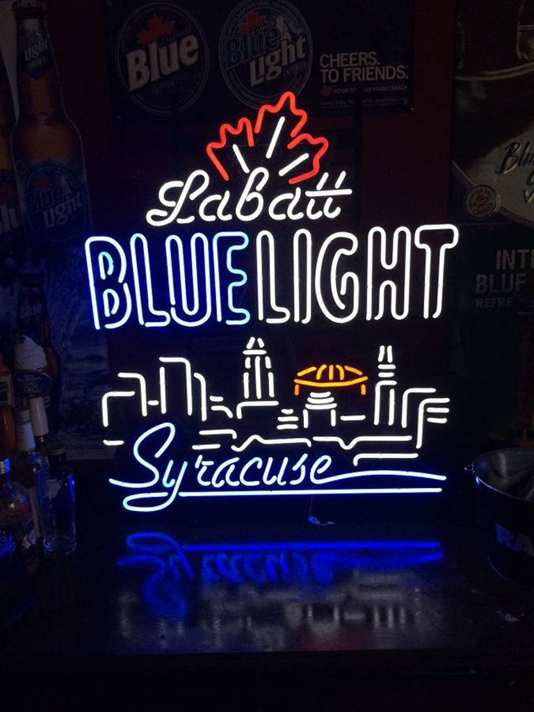 Labatt Blue Light Neon Sign Real Neon Light – DIY Neon Signs – Custom ...