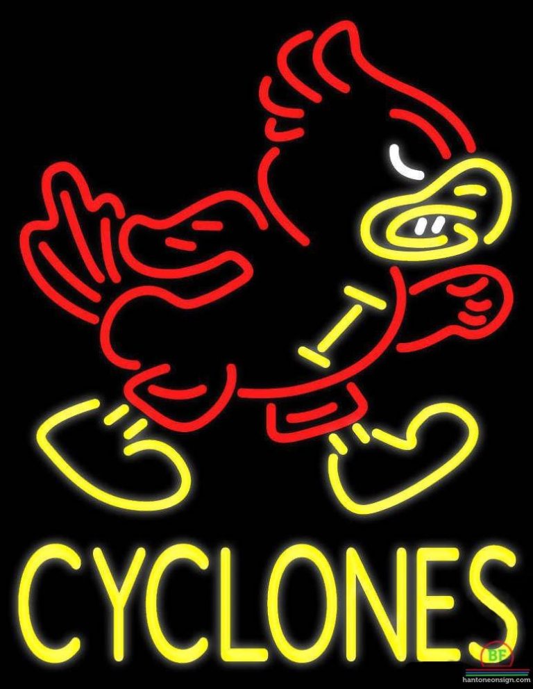 Iowa State Cyclones Neon Sign NCAA Teams Neon Light – DIY Neon Signs ...