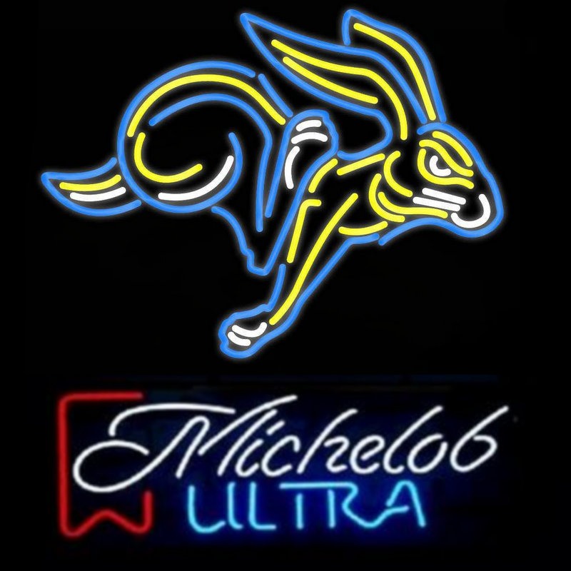 michelob ultra Jackrabbits Neon Sign Teams Neon Light – DIY Neon Signs